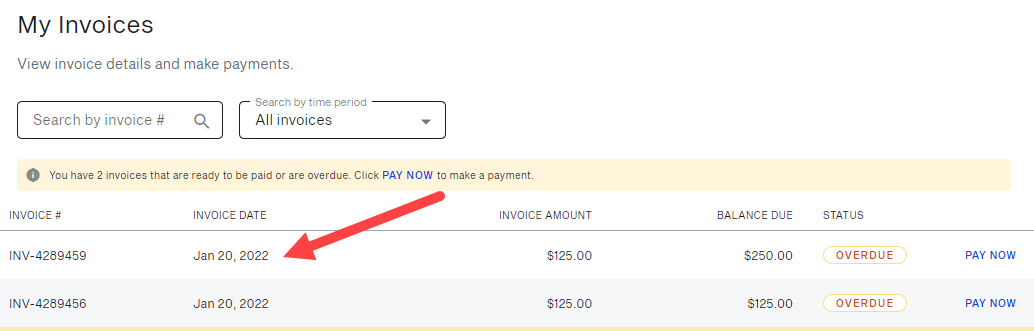 View and print an invoice | Welcome to DAT One Help Center