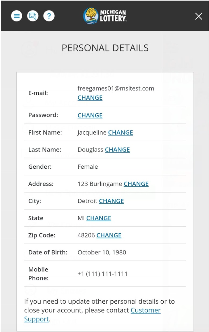 How to Change Your Address, City, or Zip Code | Michigan Lottery FAQ