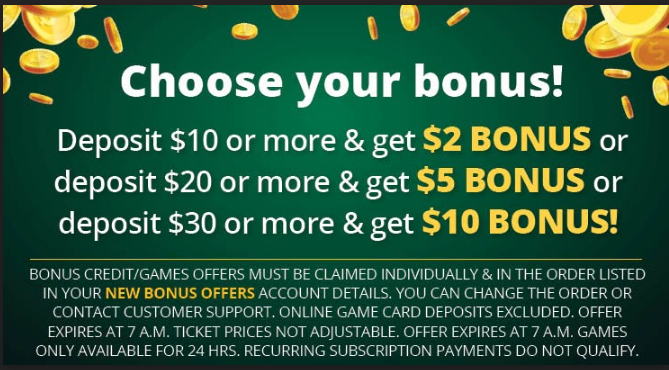Types of Online Bonus Offers | Michigan Lottery FAQ