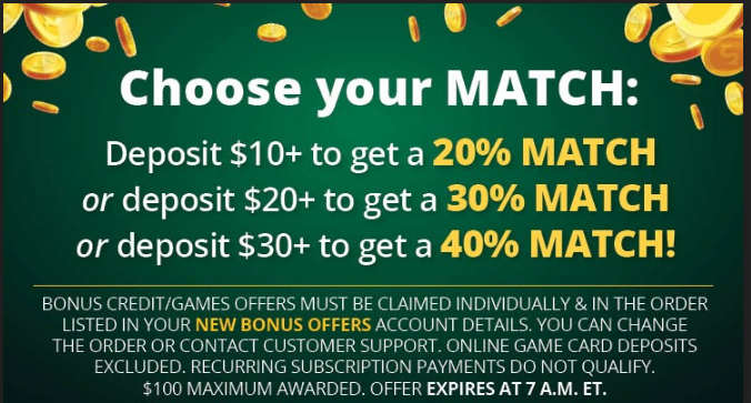 Types of Online Bonus Offers | Michigan Lottery FAQ