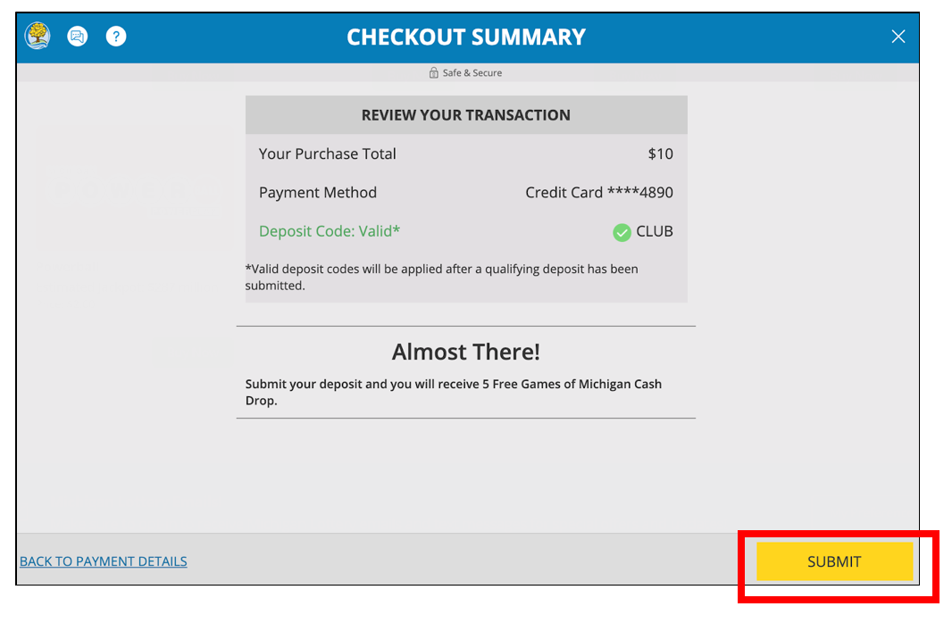 Promo Codes | Michigan Lottery