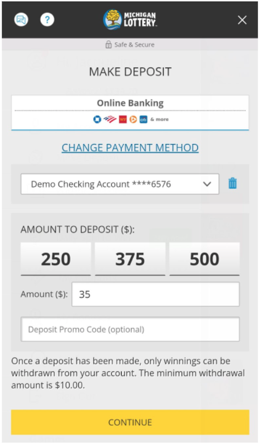 How to Make a Deposit | Michigan Lottery FAQ