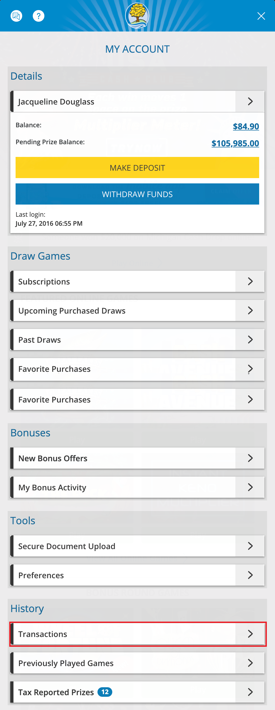 How to View My Receipt? | Michigan Lottery FAQ