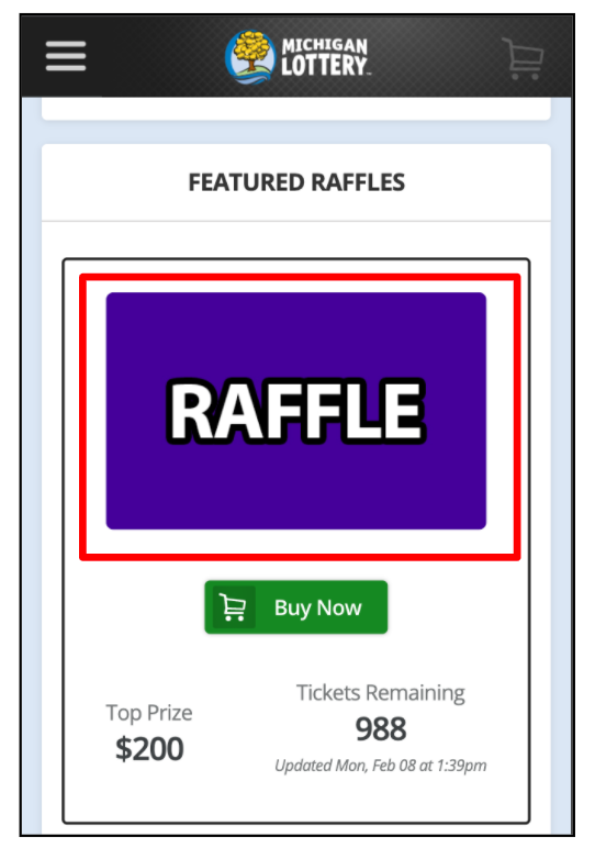 Viewing Online Raffle Results and Winning Tickets | Michigan Lottery FAQ