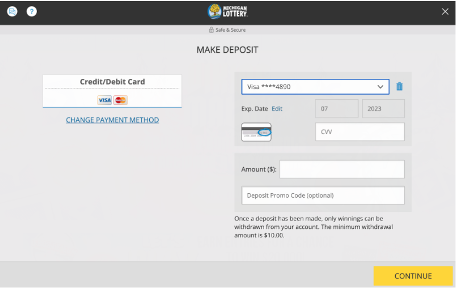 How to Make a Deposit | Michigan Lottery FAQ