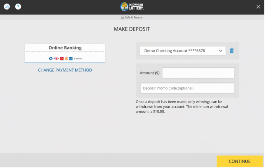 How to Make a Deposit | Michigan Lottery FAQ