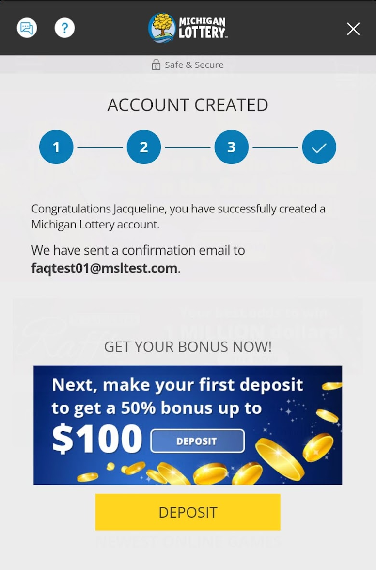 Help with Registering | Michigan Lottery FAQ