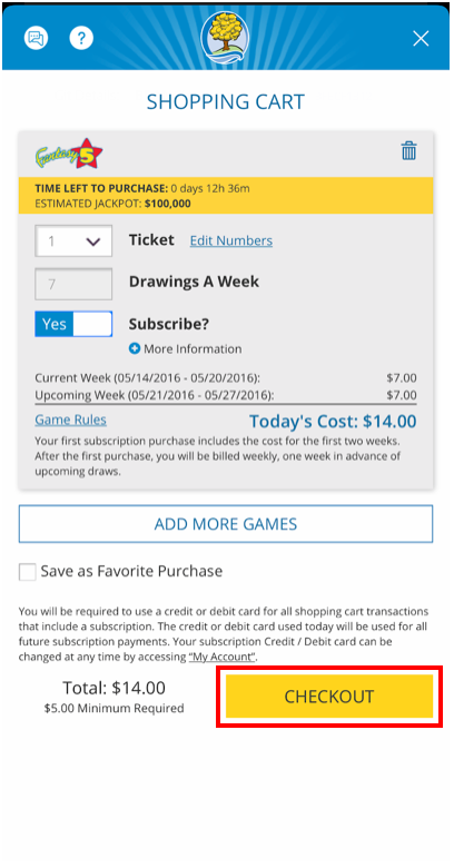 Sign Up for an Online Draw Game Subscription | Michigan Lottery FAQ