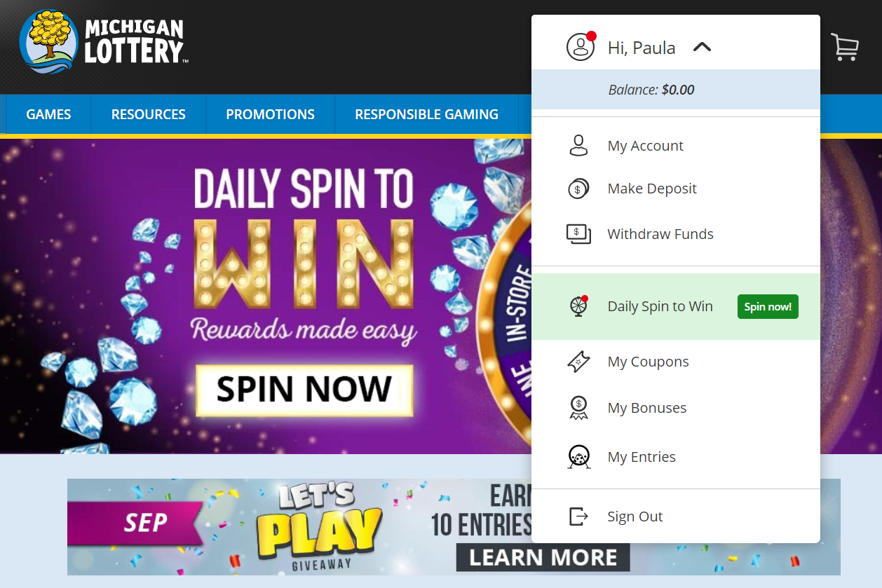 Request a Withdraw at Retail Voucher | Michigan Lottery FAQ