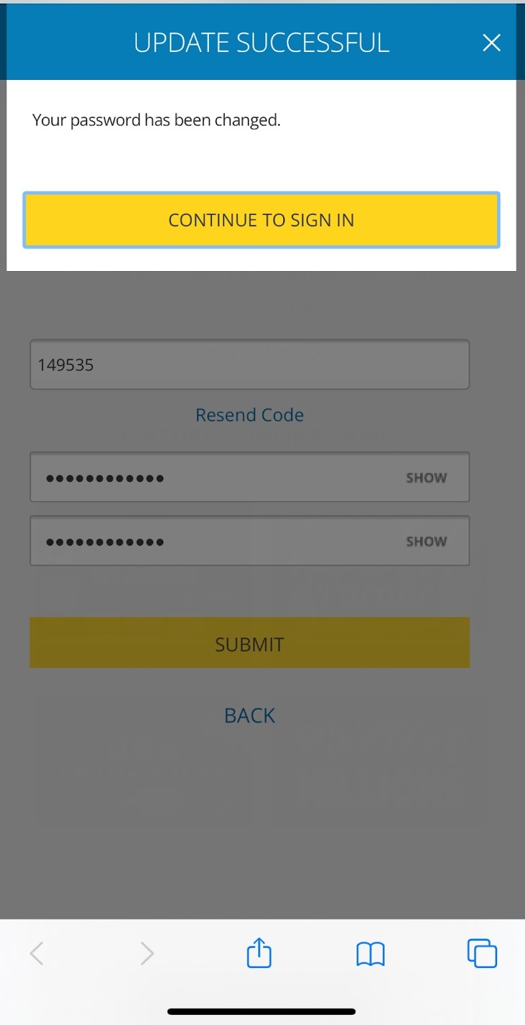 I Forgot My Password | Michigan Lottery FAQ