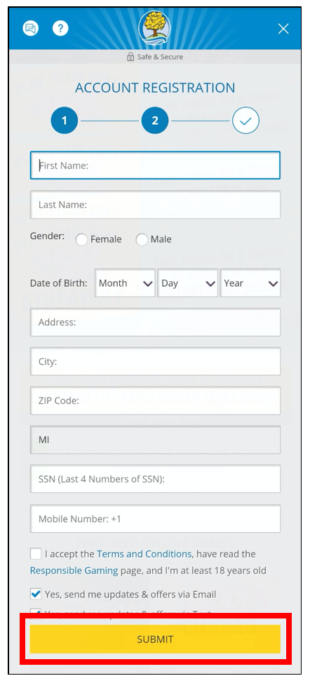 Promo Codes | Michigan Lottery