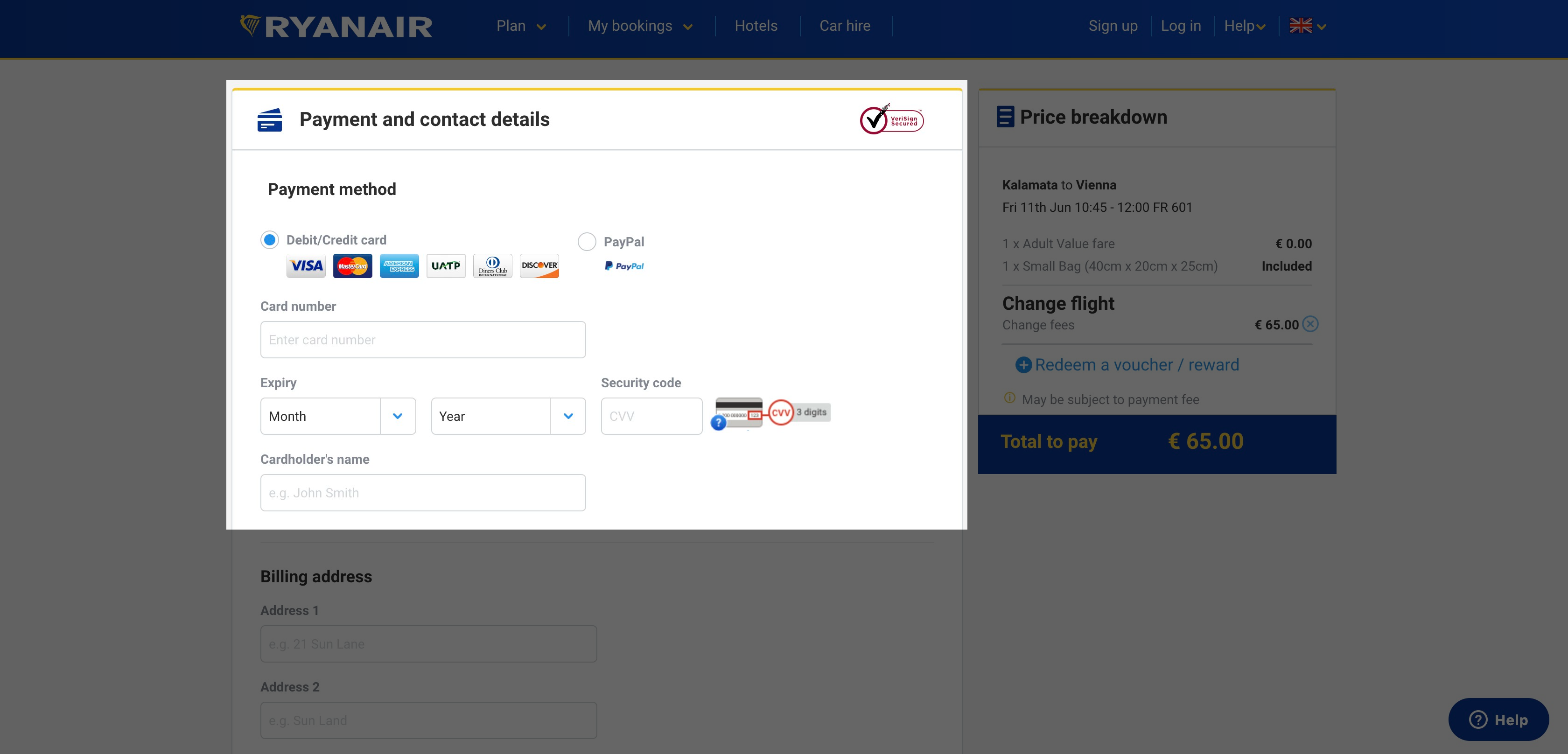 Voluntary Rebooking | Ryanair information