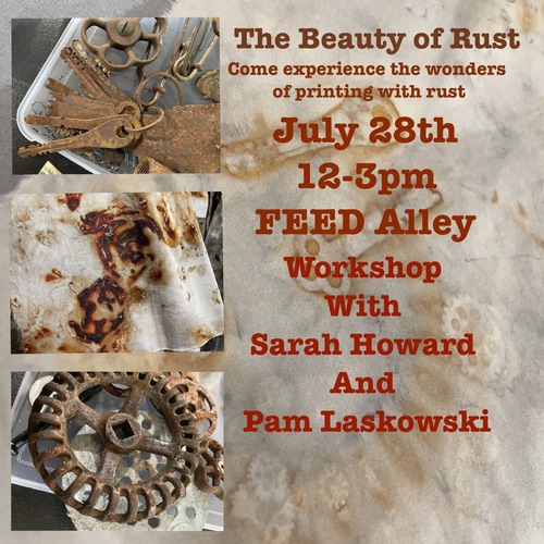 FEED.art – The Beauty of Rust: Printing with Rust