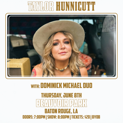 BonTempsTix | Taylor Hunnicutt at Beauvoir Park!