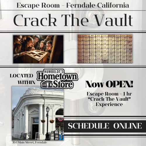 Humboldt's Hometown Store at The Enterprise – Escape Room - Crack the Vault