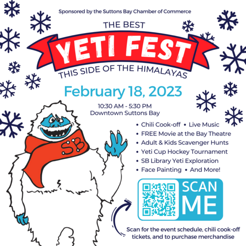 Suttons Bay Chamber - Yeti Fest – Yeti Fest Chili Cook-Off & Scavenger Hunt