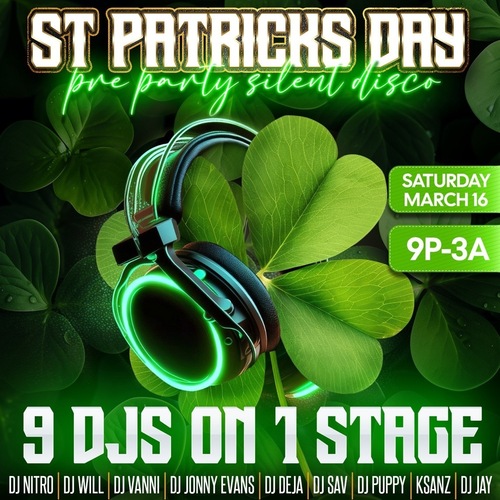 ER Tix | St. Patty's Eve Silent Disco! at the King's Rook Club