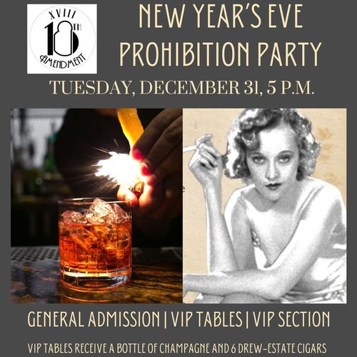 Prohibition Party Poster
