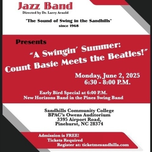 Sandhills Community College Jazz Band – A Swingin' Summer: Count Basie ...