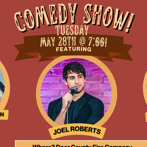 Door County Tickets | Firehouse Comedy Club Presents! Joel Roberts ...
