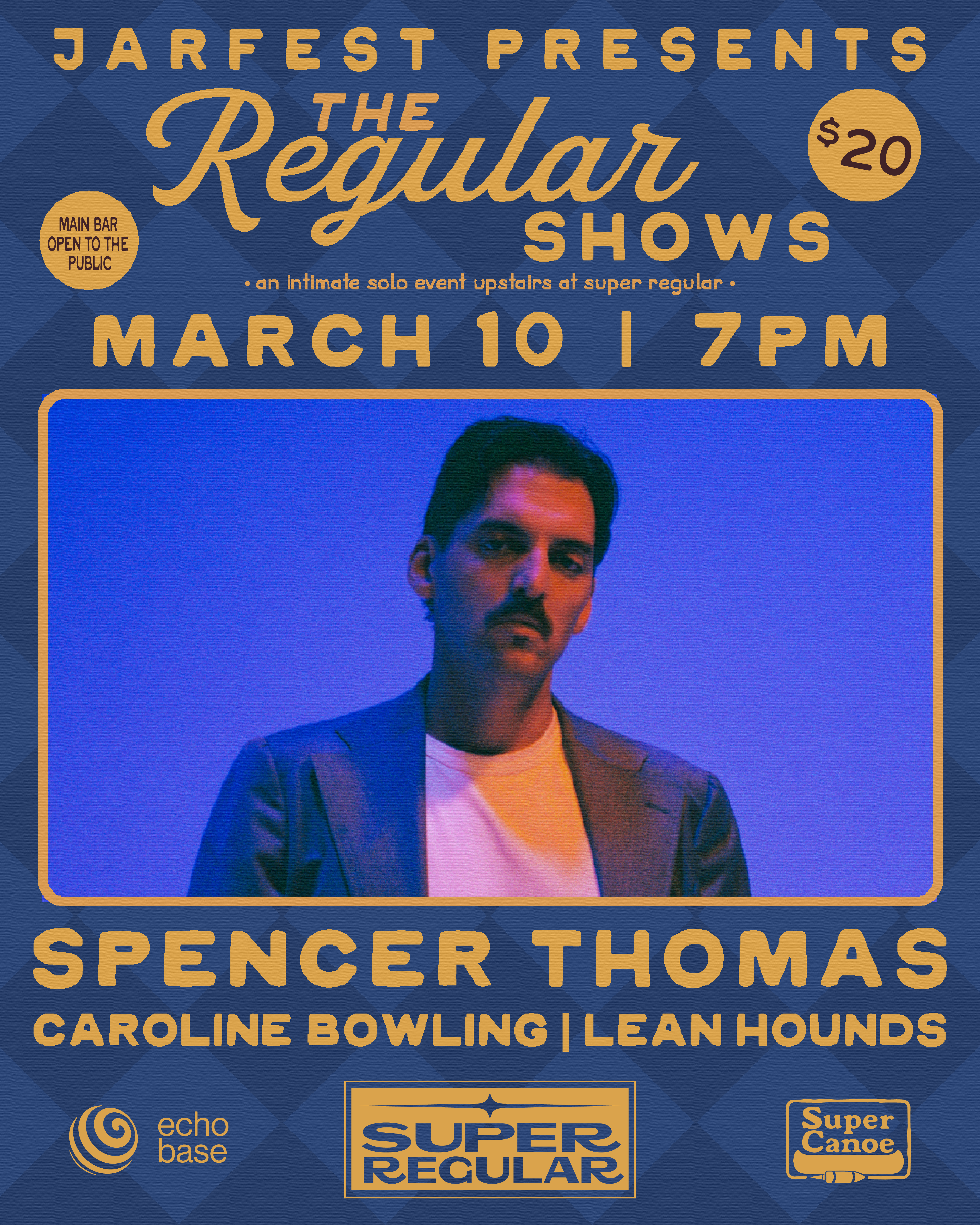 Jarfest – The Regular Shows Vol 2. Featuring Spencer Thomas, Caroline ...
