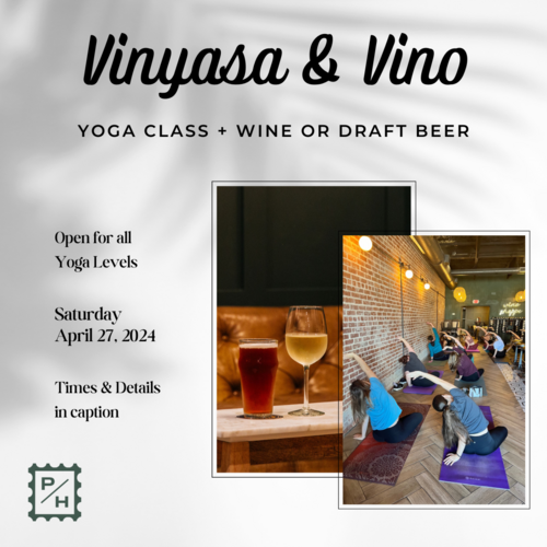 904TIX | Vinyasa & Vino - Yoga & Wine