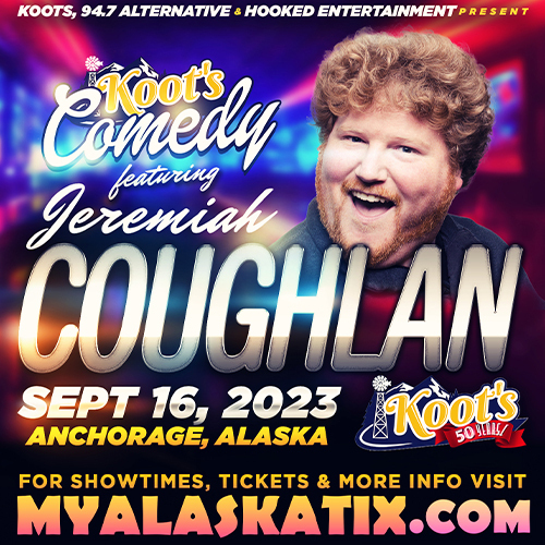 MyAlaskaTix | Comedian Jeremiah Coughlan