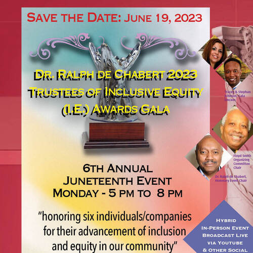 Red Pin Tix | The Dr. Ralph de Chabert Trustees of Inclusive Equity Awards