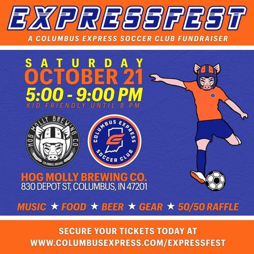 Hog Molly Brewing – Expressfest: Columbus Express Soccer Club Fundraiser