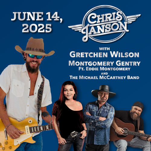 OnTapTickets | Chris Janson, Gretchen Wilson, Montgomery Gentry Ft ...
