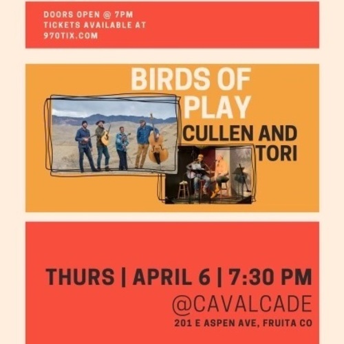 Cavalcade – Birds Of Play in Concert at Cavalcade with Cullen Purser ...