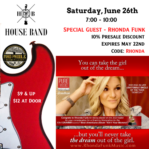 Mad Paddle Brewstillery – Mad Paddle's "House Band" - Special Guest ...