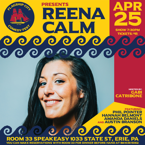 Flagship City Comedy – Reena Calm at Room 33 for Flagship City Comedy ...