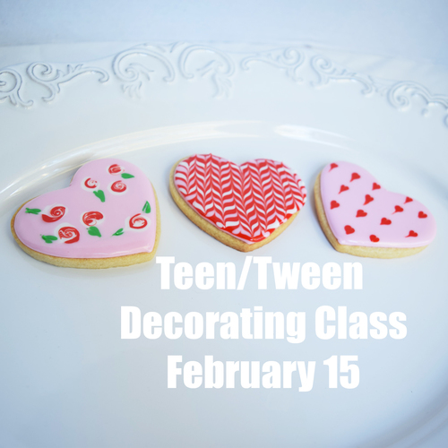 904TIX | Valentine's Teen/Tween Mini Cookie Decorating Class
