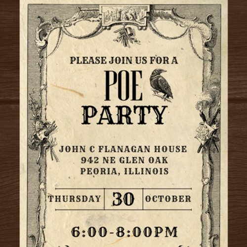 Peoria Historical Society – Poe Party