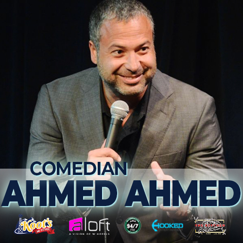 MyAlaskaTix | Comedian Ahmed Ahmed