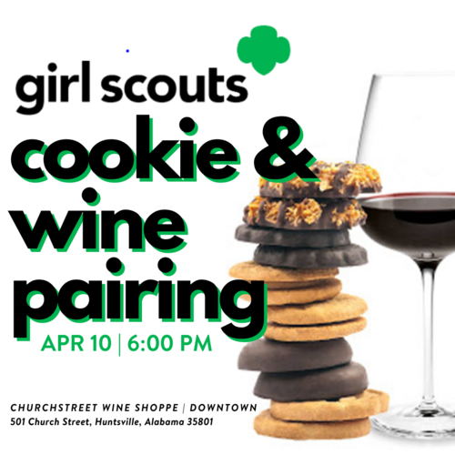 Best of Huntsville Tickets | Girl Scout Cookie Wine Pairing Class