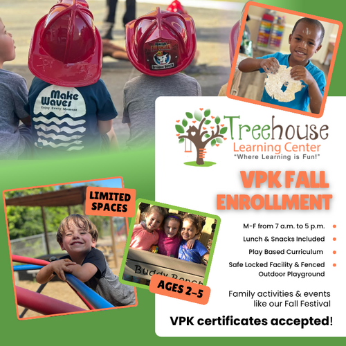 Treehouse Learning Center – Open 2-5 VPK Enrollment at Treehouse ...
