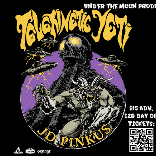 Best of Huntsville Tickets | Telekinetic Yeti ft. J.D. Pinkus
