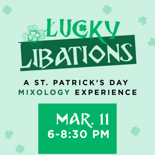 Bar 1859 – Lucky Libations: A St. Patrick’s Day Mixology Experience