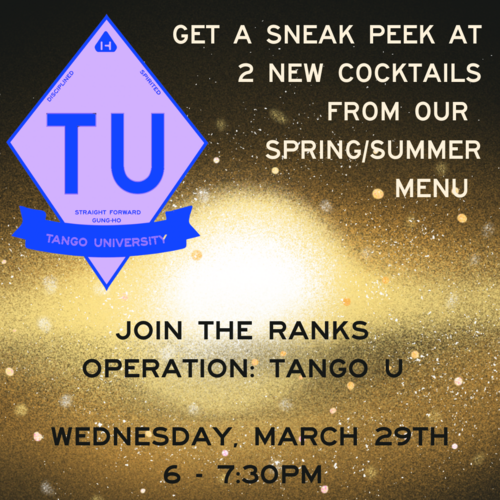 Hotel Tango Distillery – Sneak Peek Tango U