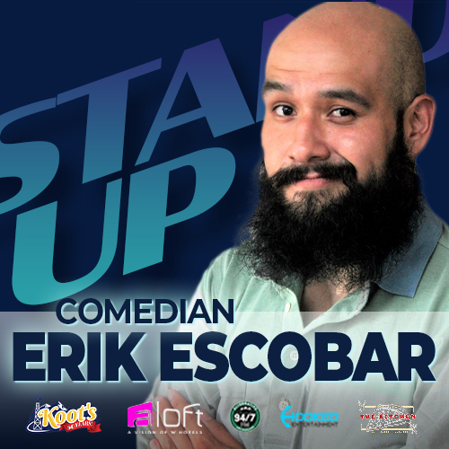 MyAlaskaTix | Comedian Erik Escobar