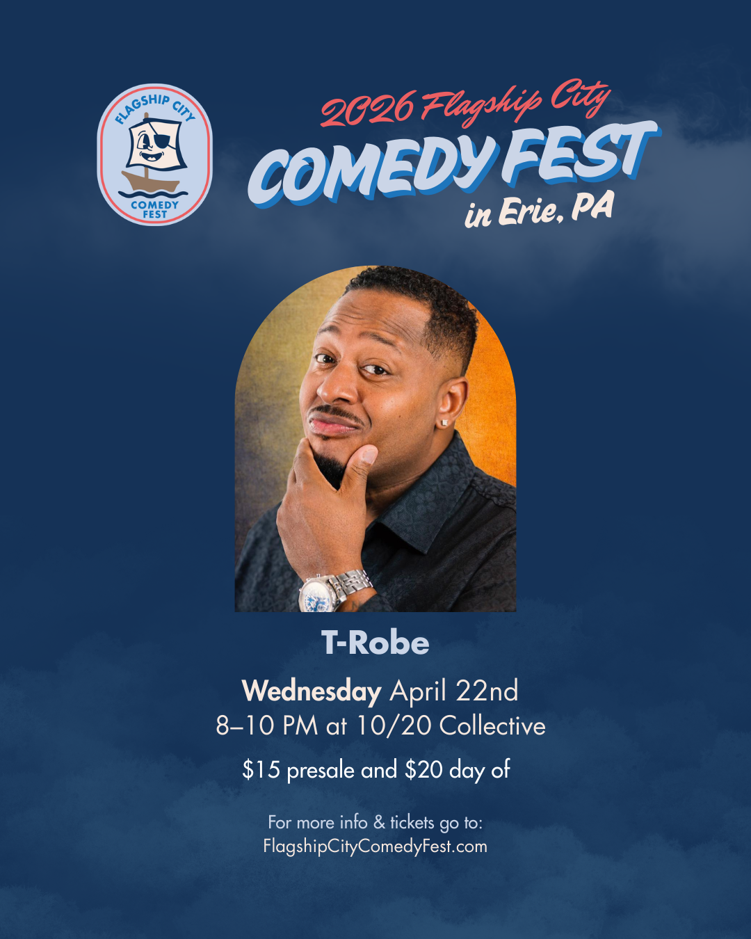 Flagship City Comedy – T-Robe for FCCF26