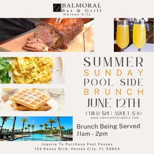 Central Florida Tix | Summer Sunday Pool Side Brunch