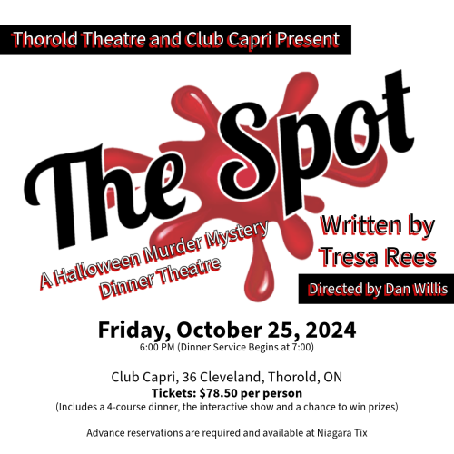 Thorold Theatre – Halloween Murder Mystery Dinner Theatre