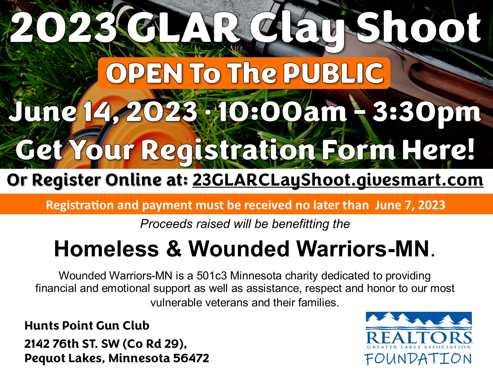 2023 CLAY SHOOT - GLAR | Powered By GiveSmart