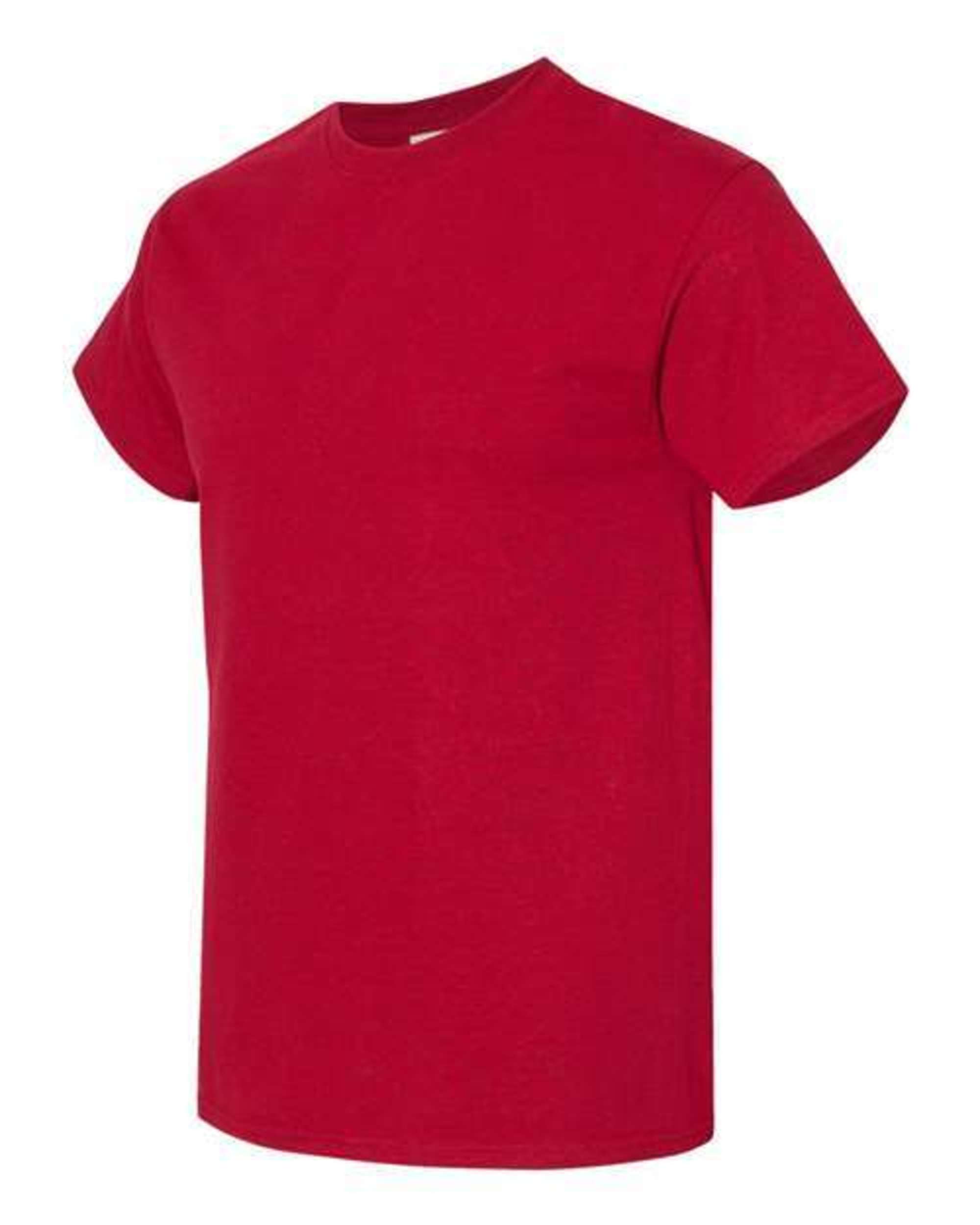 Photo of Heavy Cotton™ T-Shirt - Gildan - Antique Cherry Red - view 2