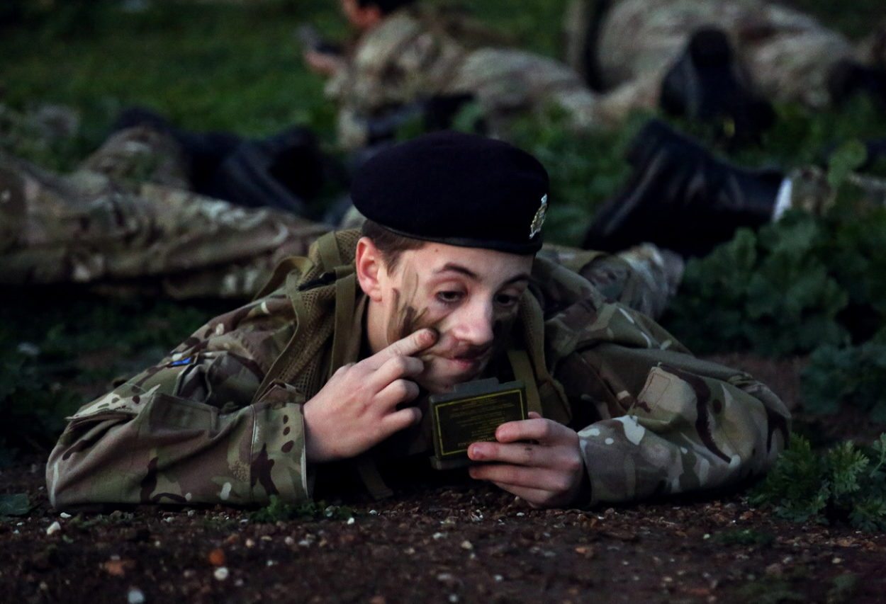 New intake of army cadets
