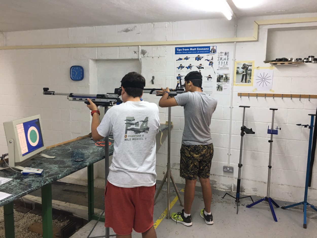 Target shooting is introduced for the first time in summer GSLA activities