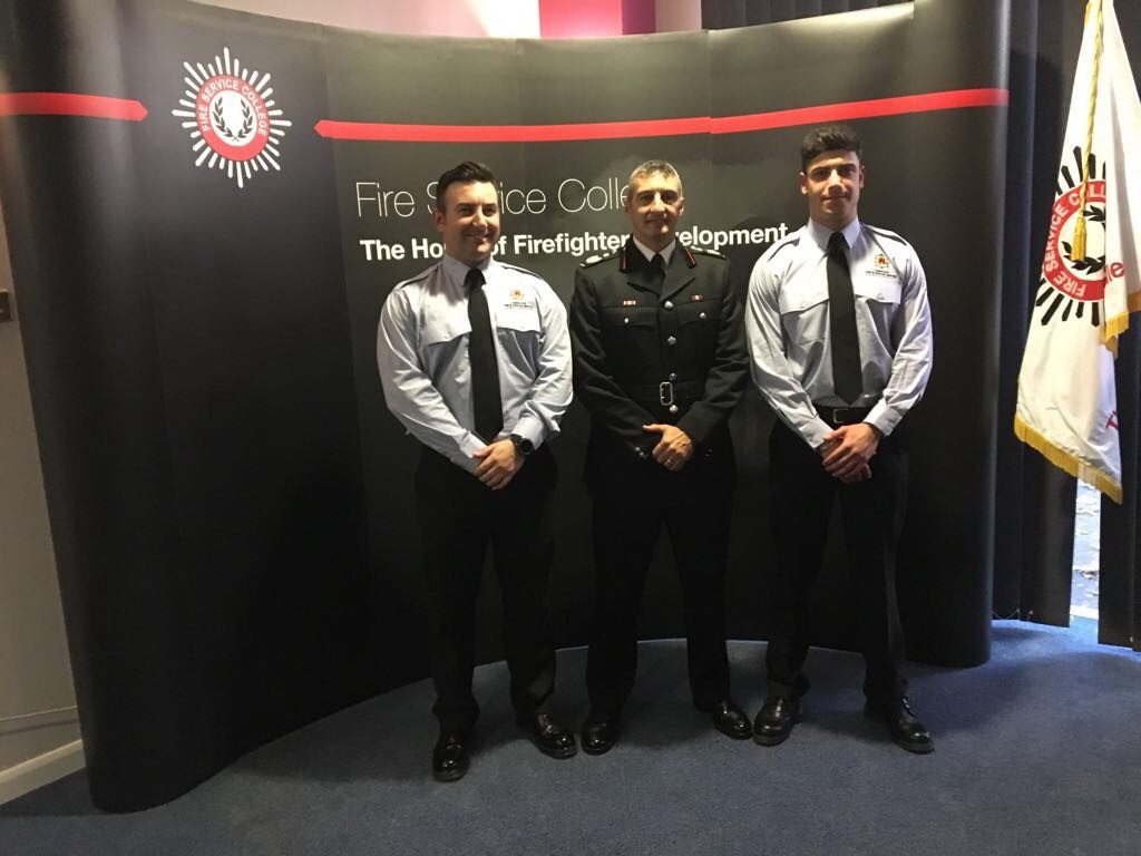 Two new fire fighters join Gibraltar Fire & Rescue Service